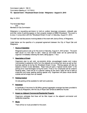 Commission Letter # 159-10 - Fill and Sign Printable Template Online