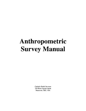 Fillable Online Anthropometric Survey Manual CompleteVerdoc Fax Email ...