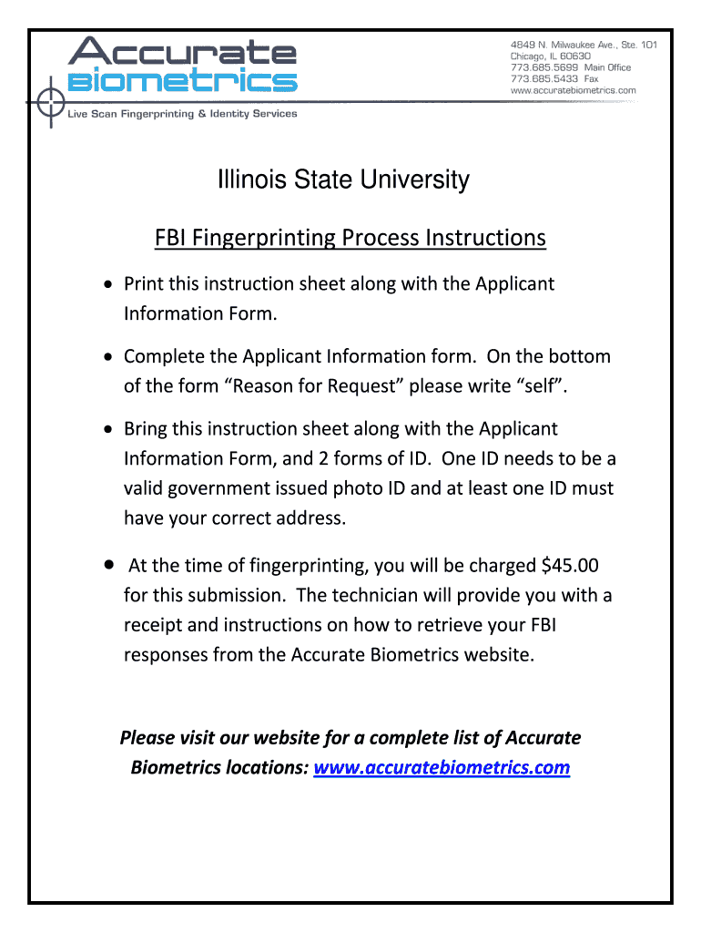 Fillable Online FBI Fingerprinting Process Instructions - Illinois ...