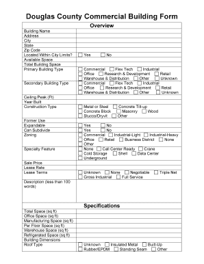Fillable Online Commercial Building Form Fax Email Print - pdfFiller
