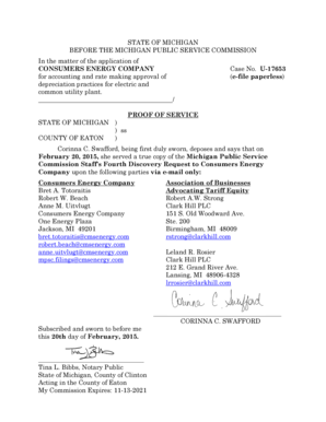 Sample Ca Proof Of Service By Email - Fill Online, Printable, Fillable ...