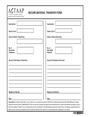 Free 5 Material Transfer Forms In Ms Word Pdf