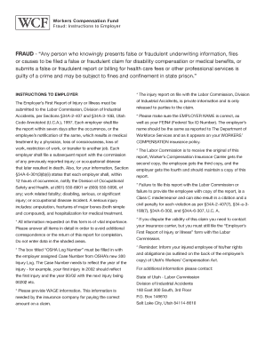 Fillable Online Fraud: Instructions to Employer Fax Email Print - pdfFiller