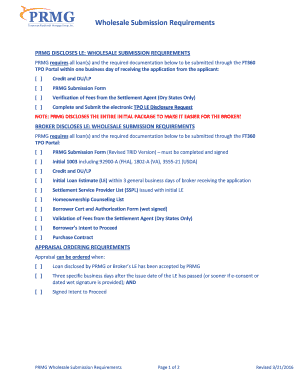 Fillable Online Wholesale Submission Requirements Fax Email Print - pdfFiller