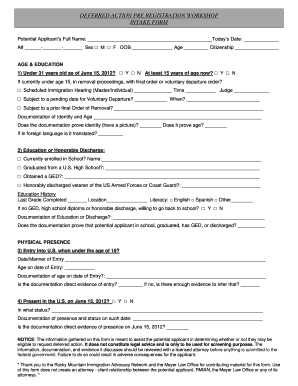 Fillable Online library niwap Deferred Action Pre-Registration Workshop ...