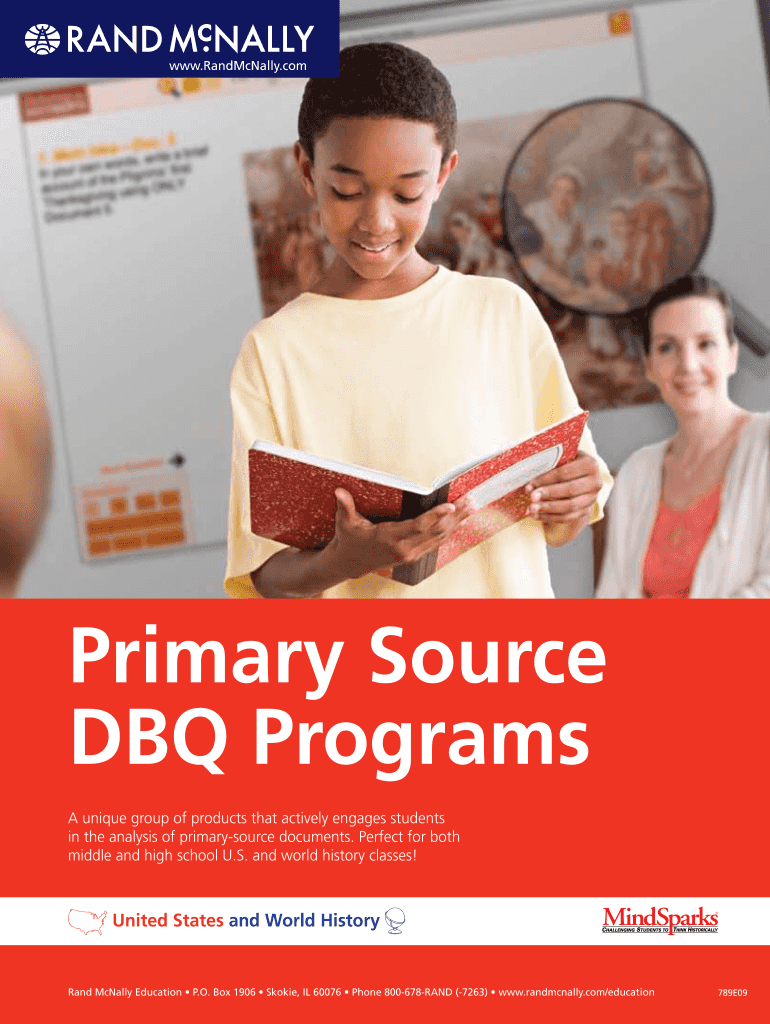 Fillable Online Primary Source DBQ Programs - Angela Sebben Fax Email Print - pdfFiller