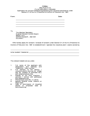 Gujarat Pollution Control Board Online Application - Fill Online ...