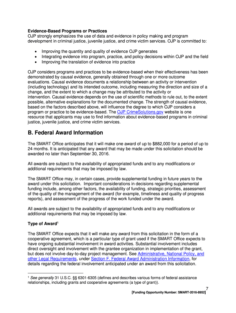 Fillable Online Smart Fy 16 Maintenance And Operation Of The Dru Sjodin National Sex Offender