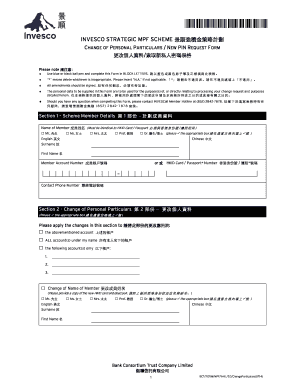 Fillable Online Invesco MPF FVC Withdrawal Transfer Form 0812 Fax Email ...
