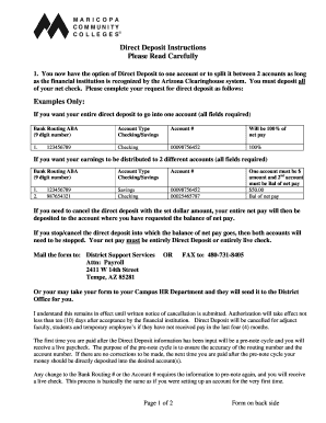 Fillable Online Direct Dep Form 2011 Fax Email Print - pdfFiller