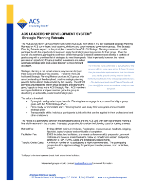 Fillable Online ACS LEADERSHIP DEVELOPMENT SYSTEM Fax Email Print ...