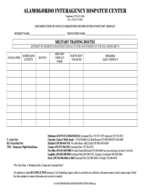 Fillable Online gacc nifc MILITARY TRAINING ROUTES - gaccnifcgov Fax ...
