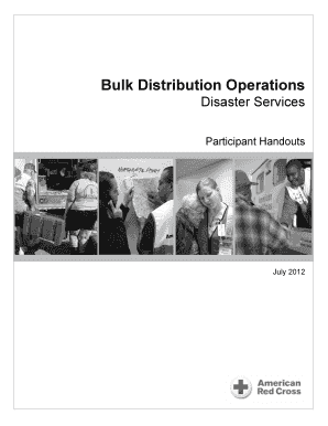 Fillable Online Bulk Distribution Operations - Participant Handouts ...