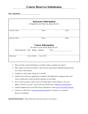 Fillable Online library wustl Hard-Copy Reserves Submission Form ...