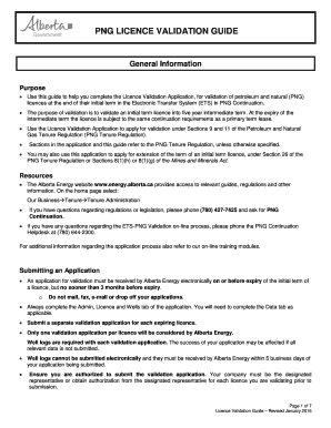 Fillable Online energy alberta PNG Validation Form Guide - Alberta ...