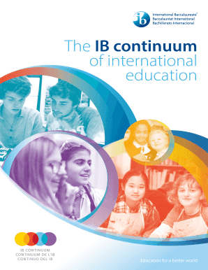 Fillable Online The IB continuum Fax Email Print - pdfFiller