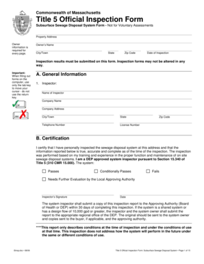 Fillable Online Commonwealth of Massachusetts Title 5 Official Fax ...