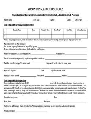 Fillable Online eriemason k12 mi Medical Control Formdoc - eriemason ...