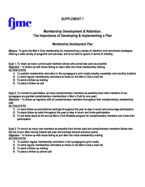 Fillable Online fjmc Membership Development Plan final - fjmc Fax Email ...