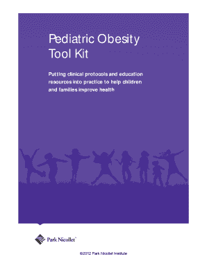 Fillable Online Pediatric Obesity Tool Kit - MNAAP Fax Email Print ...