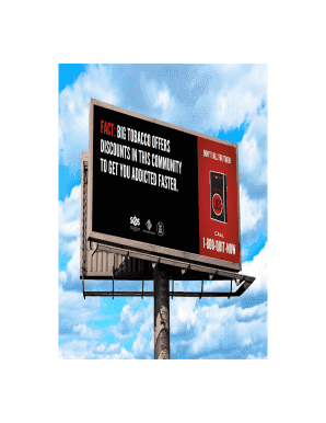 Fillable Online Stamp Out Smoking Fax Email Print - pdfFiller