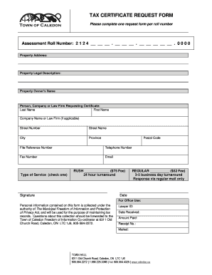 Fillable Online Tax Certificate Request Form tax certificate Fax Email ...