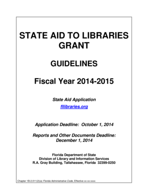 Fillable Online STATE AID TO LIBRARIES Fax Email Print - pdfFiller