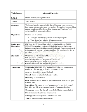 Fillable Online A Body of Knowledge Fax Email Print - pdfFiller