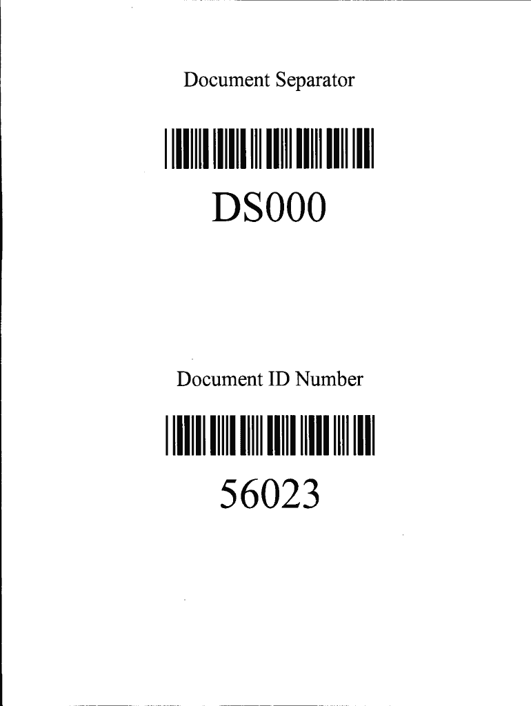 Fillable Online Document Separator Fax Email Print - pdfFiller