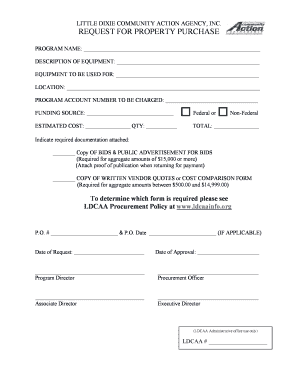 Fillable Online 51 Request for Property Purchase MS Word Format Fax ...