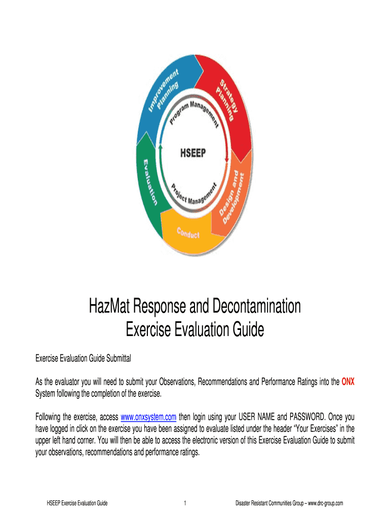 Fillable Online HazMat Response and Decontamination Fax Email Print - pdfFiller