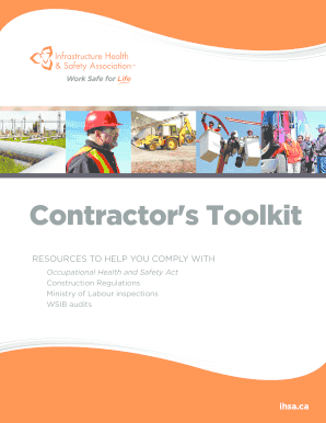 Fillable Online Contractors Toolkit - bihsacab Fax Email Print - pdfFiller