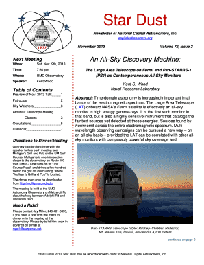 Fillable Online capitalastronomers UMD Observatory - capitalastronomers ...