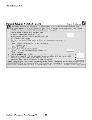 Fillable Online 2010 Form 1040 Line 40 If you can increase your ...
