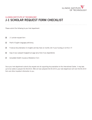 Fillable Online J1 SCHOLAR REQUEST FORM (TO BE COMPLETED BY THE SCHOLAR ...