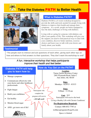 Fillable Online What is Diabetes PATH Fax Email Print - pdfFiller