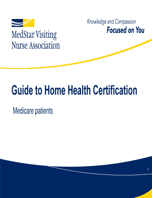 Fillable Online Guide to Home Health Certification Fax Email Print ...