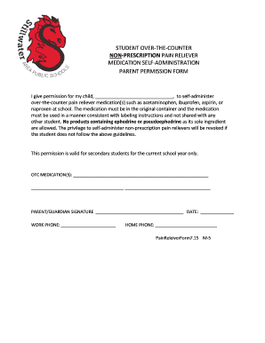 Fillable Online stillwater k12 mn STUDENT OVER-THE-COUNTER NON ...