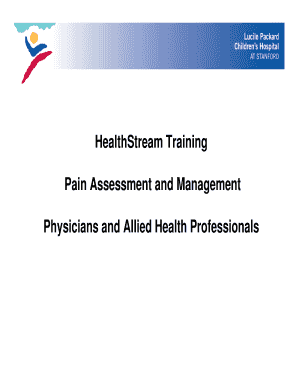 Fillable Online HealthStream Training Fax Email Print - pdfFiller