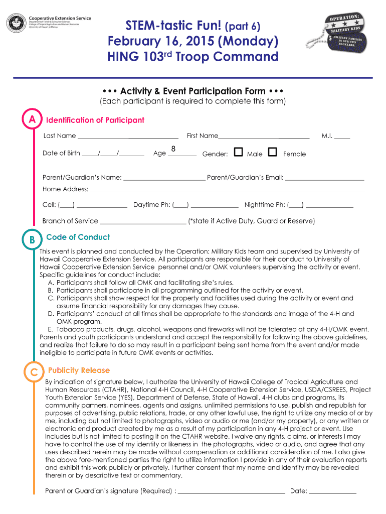 Fillable Online www2 ctahr hawaii STEM-tastic Fun part 6 February 16 ...