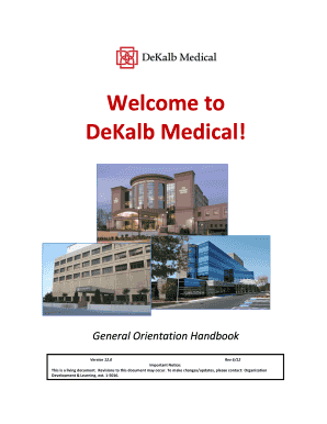 Fillable Online Welcome to DeKalb Medical Fax Email Print - pdfFiller