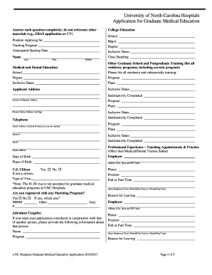 Fillable Online Instruction for Completion of Application for ...