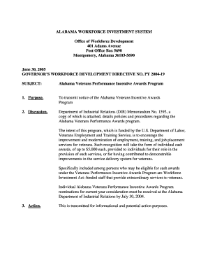 Fillable Online ALABAMA WORKFORCE DEVELOPMENT SYSTEM Fax Email Print ...