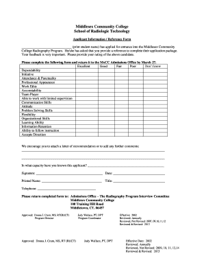 Fillable Online Middlesex Community College Middlesex Hospital Fax Email Print - pdfFiller
