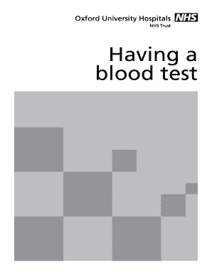 Fillable Online blood test Fax Email Print - pdfFiller