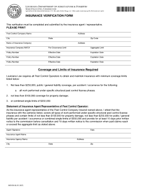 Fillable Online Insurance verification form - ldafstatelaus Fax Email ...