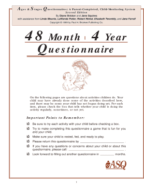 Fillable Online ruccs rutgers 48 MONTH Questionnaire ...