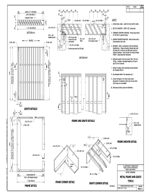 Fillable Online flh fhwa dot Standard M604-3. Metal Frame and Grate ...