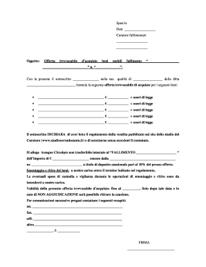 Compilabile Online studiocorradocantu Fax simile modulo di offerta ...