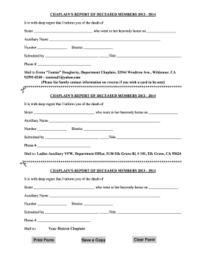 Fillable Online 6-17-13 Chaplain.docx Fax Email Print - pdfFiller